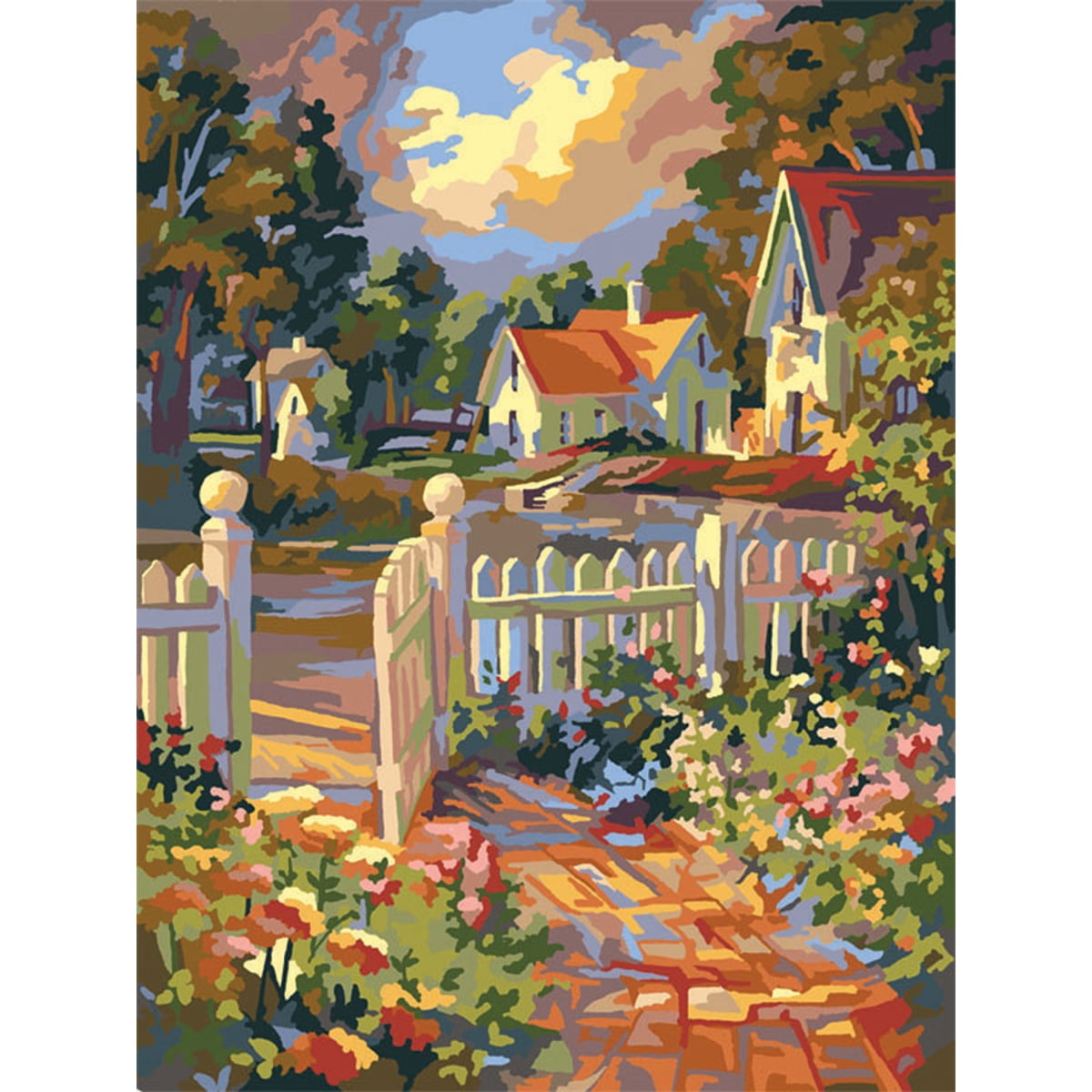 Plaid Beyond the Gate Paint by Number Kit - Walmart.com