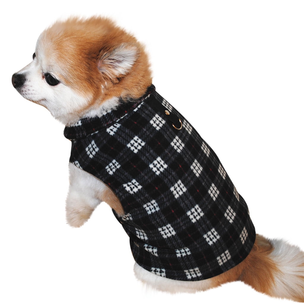 Plaid Dog Sweater Vest Warm, Stylish, and Comfortable for Small Breeds ...