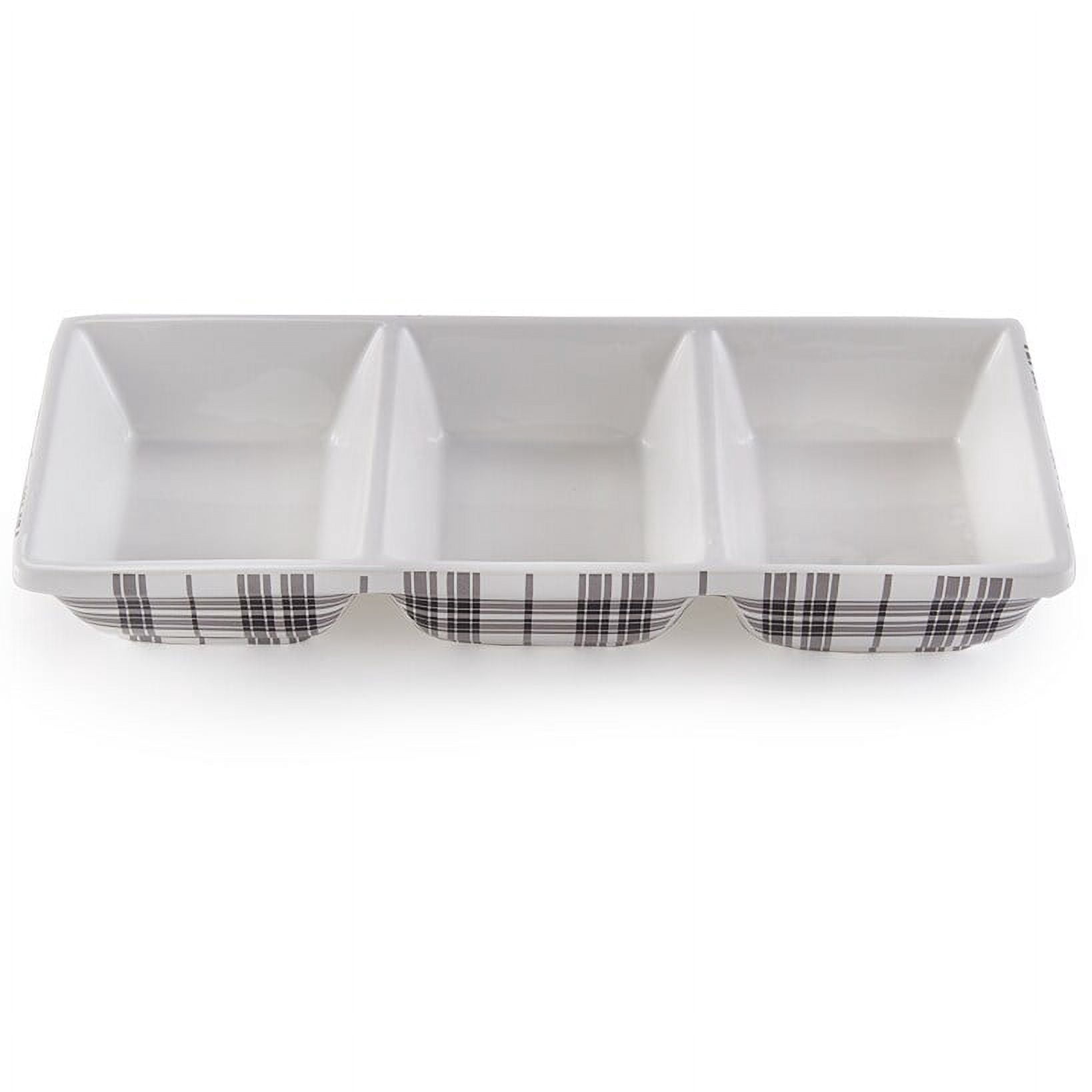 Plaid Entertaining Collection - Condiment Tray - Walmart.com
