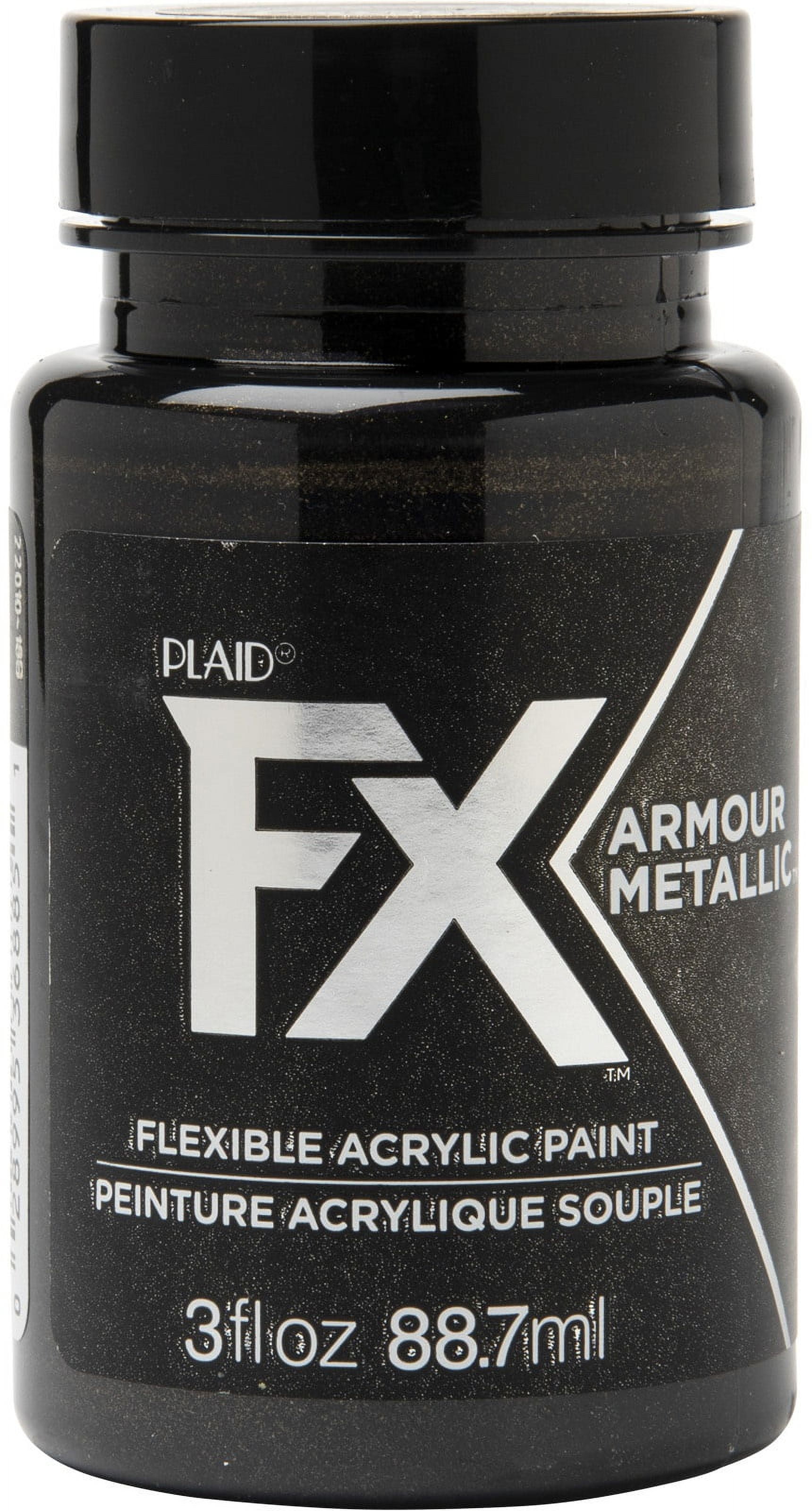 Plaid FX Armour Metallic Paint - Gauntlet, 3 oz - Walmart.com
