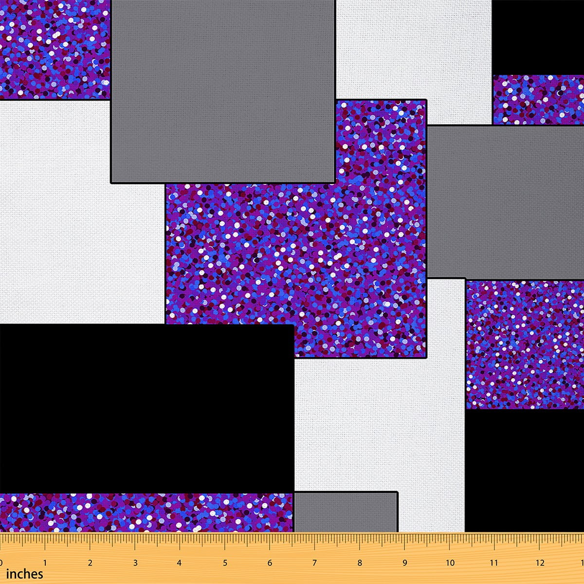 Plaid Fabric By The Yard,Dots Square Grid Waterproof Upholstery Fabric ...