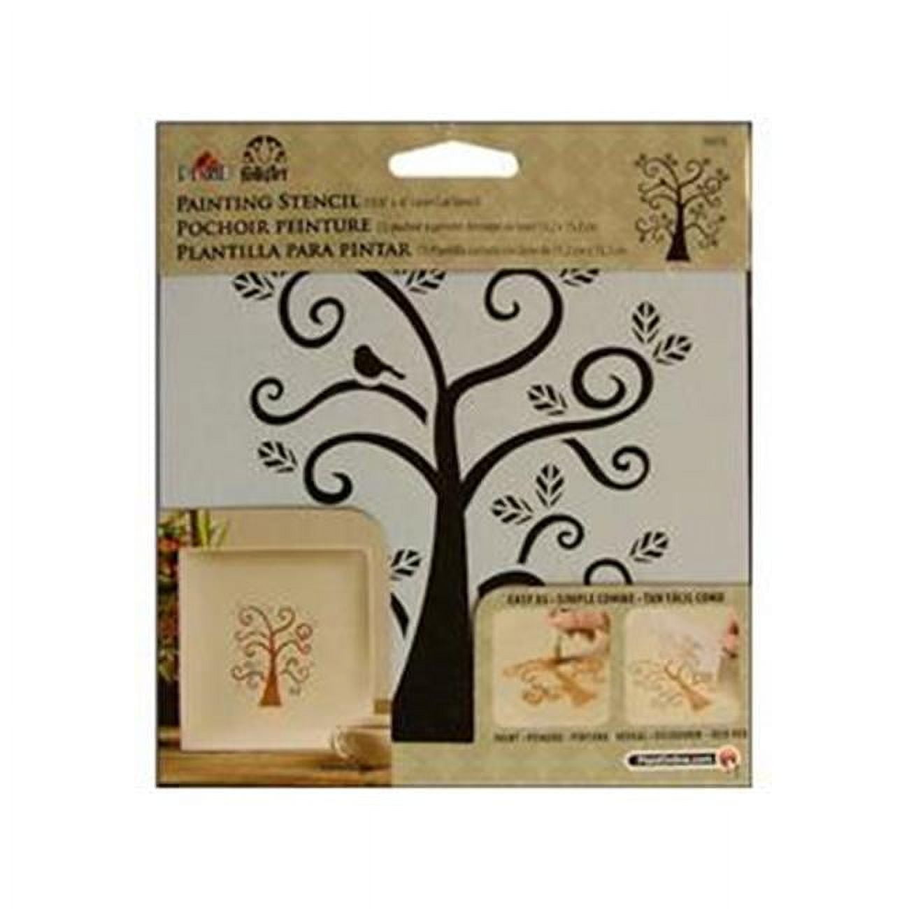 Plaid FolkArt Tree Paste Stencil - Walmart.com