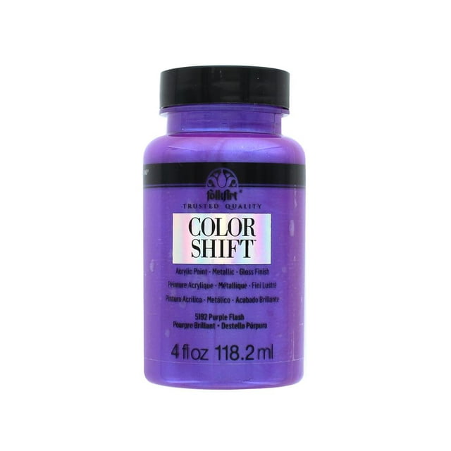 Plaid Folkart Color Shift Paint 4oz Purple Flash - Walmart.com