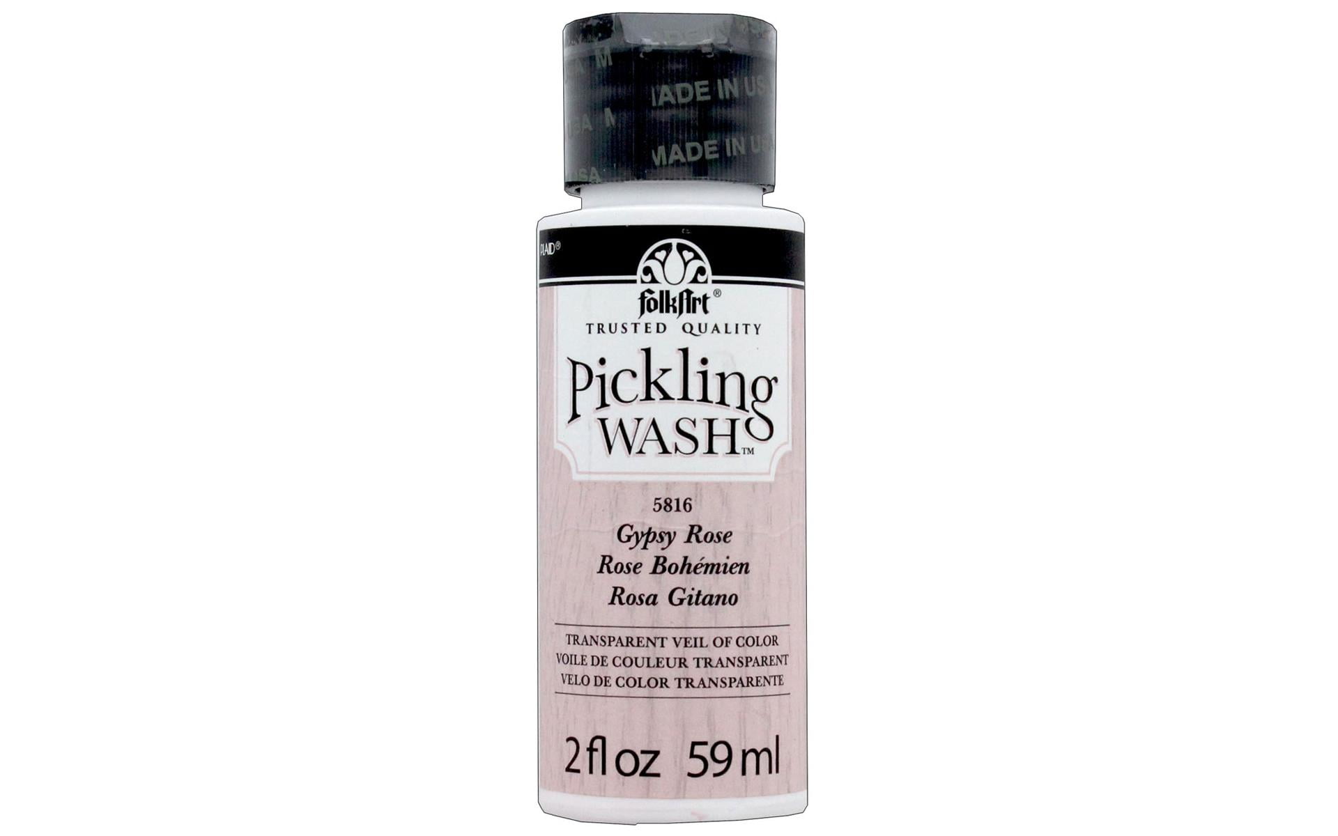 Plaid Folkart Pickling Wash 2oz Gypsy Rose - Walmart.com