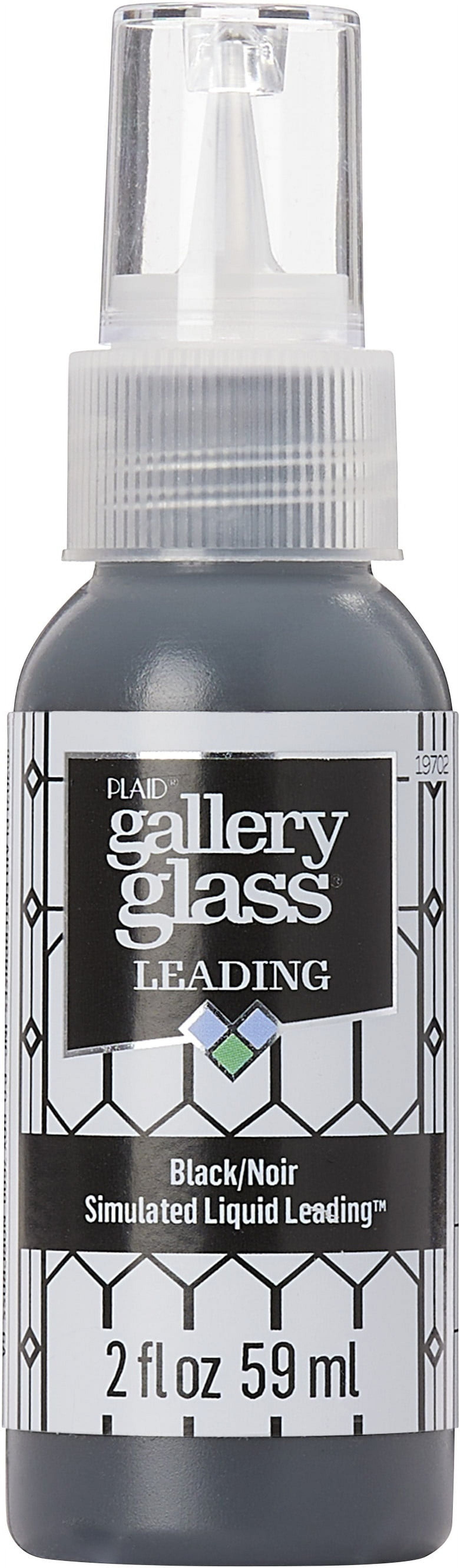 Plaid Gallery Glass Liquid Leading - Black, 2 oz, Bottle - Walmart.com