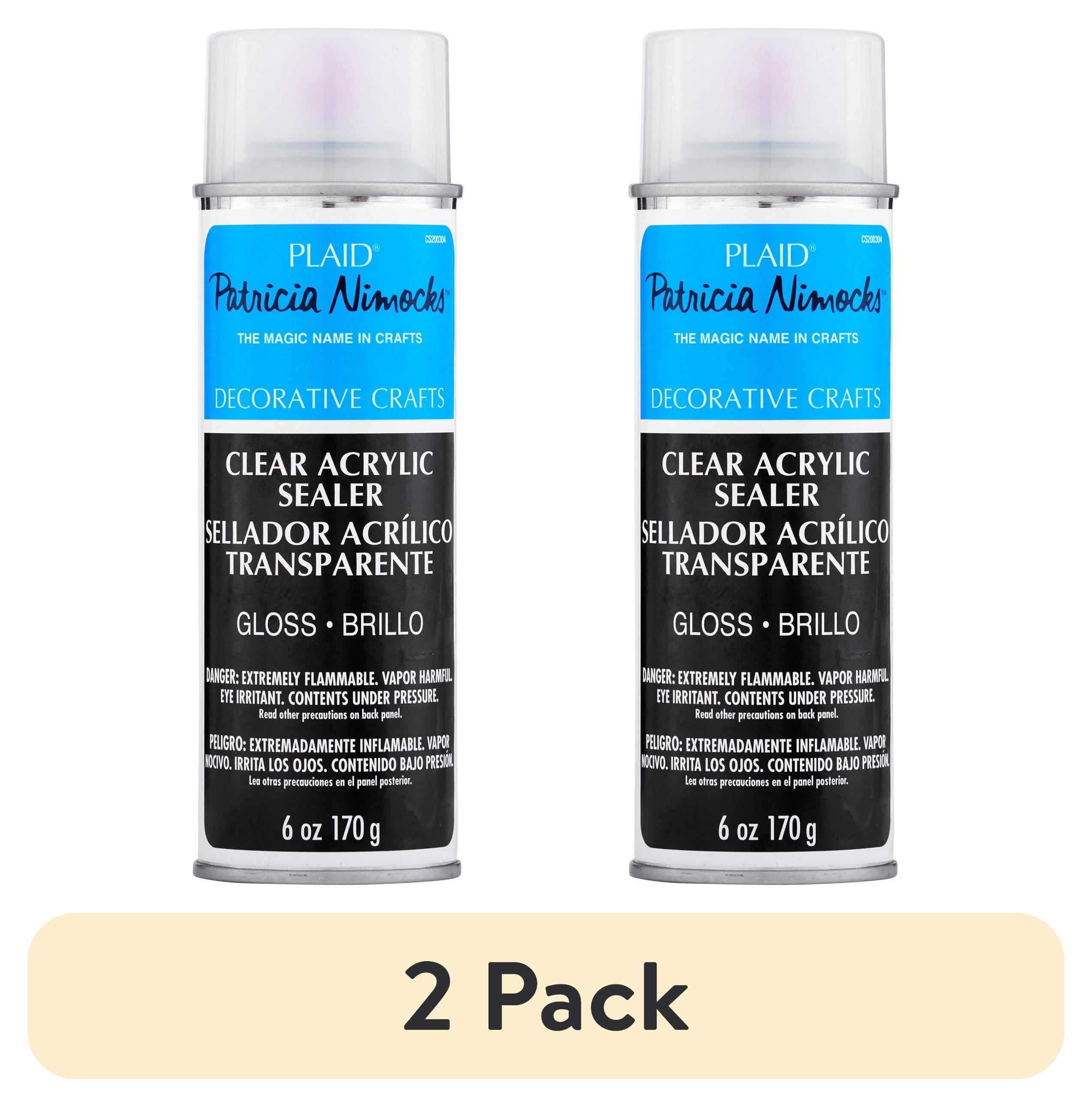 (2 pack) Plaid Patricia Nimock's WMCS200304 Acrylic Sealer, Gloss ...
