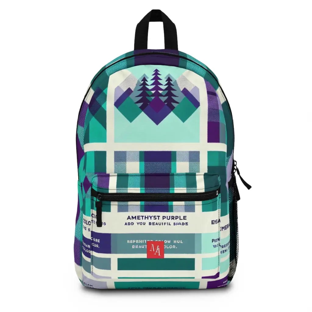 Plaid Patterns and Pine Trees Palette - Backpack - Walmart.com