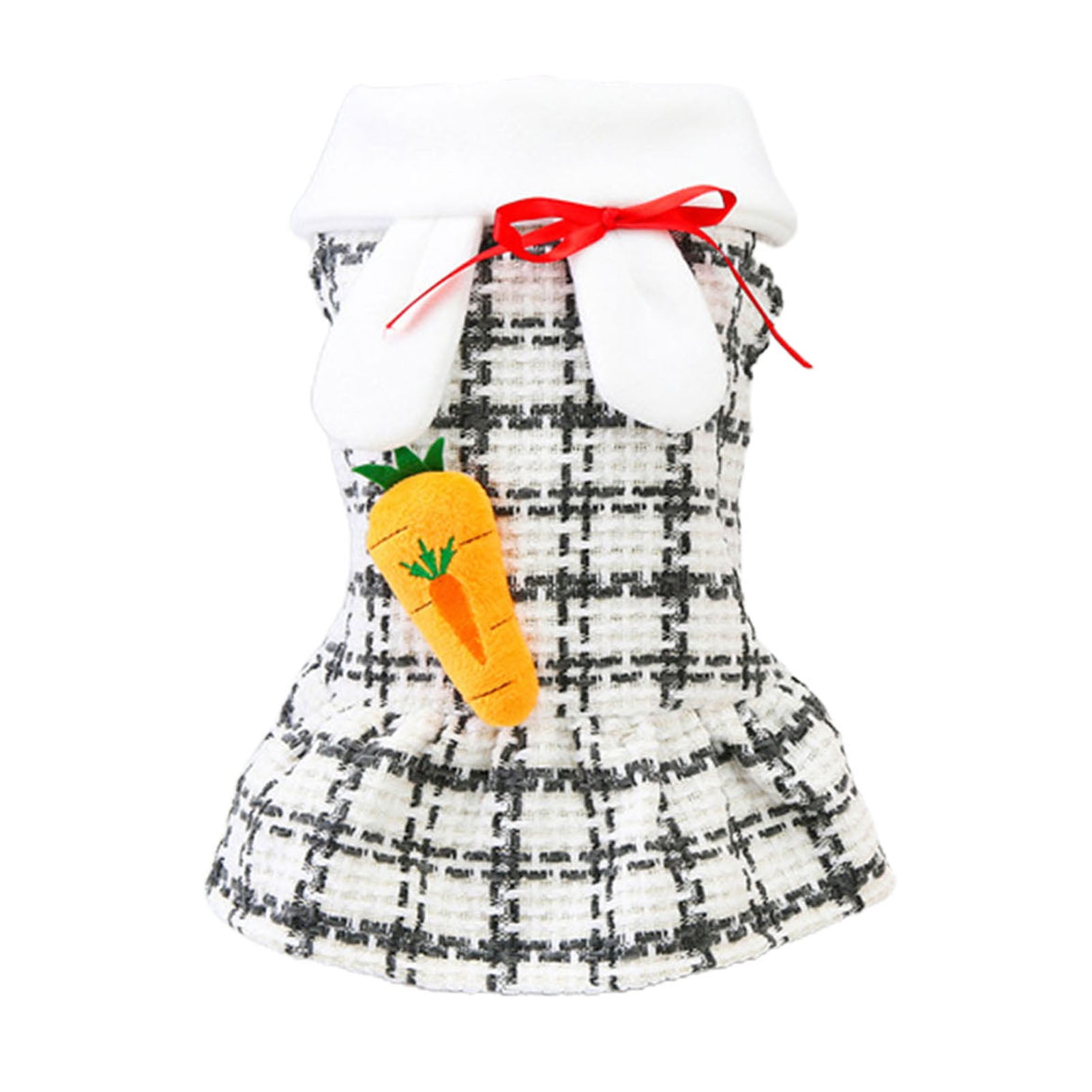 Plaid Princess Pet Dress Soft Texture Cute Pet Dogs Autumn Dress for ...