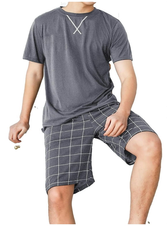 Mens Short Pajama Sets