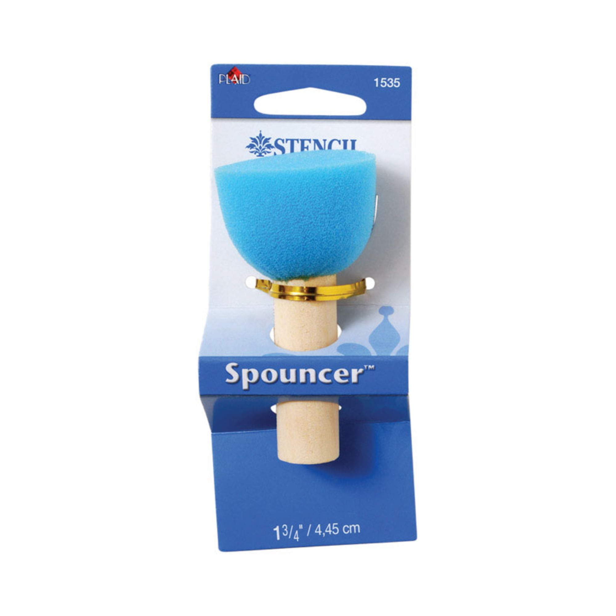 Plaid Spouncer Sponge Stencil Brush-1-3/4" - Walmart.com