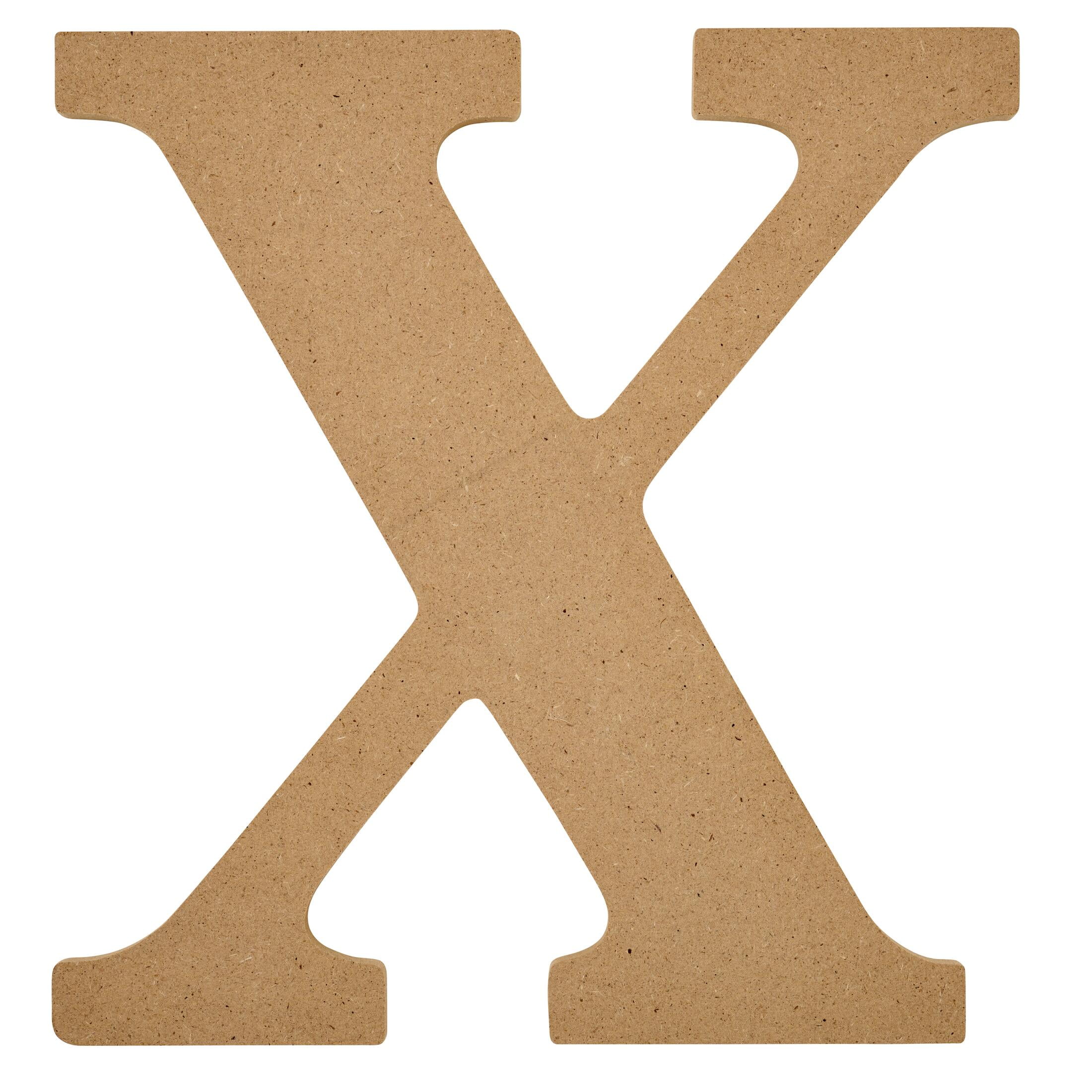 Plaid Unfinished Wood MDF 8 Inch Letter for DIY Arts and Crafts ...