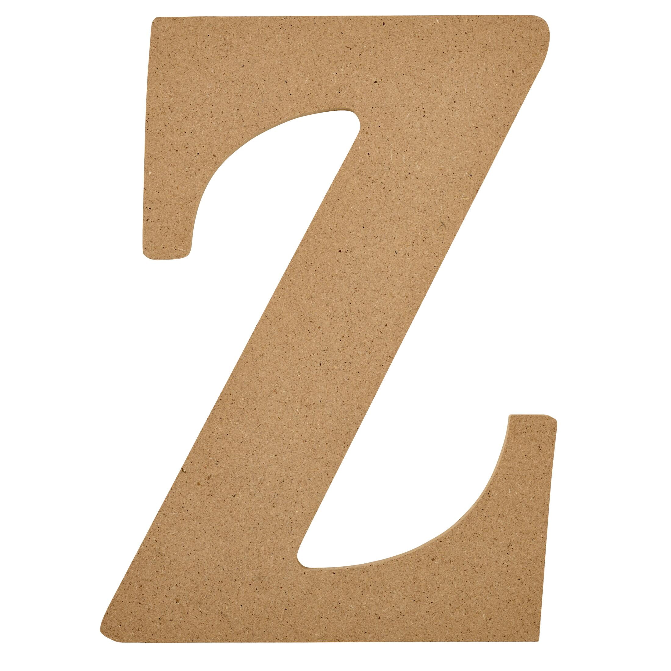 Plaid Unfinished Wood MDF Letters 8 inch for DIY Arts and Crafts ...