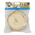 Plaid Unpainted Wood Surface, Small Wood Round with Bark, 4 Piece ...
