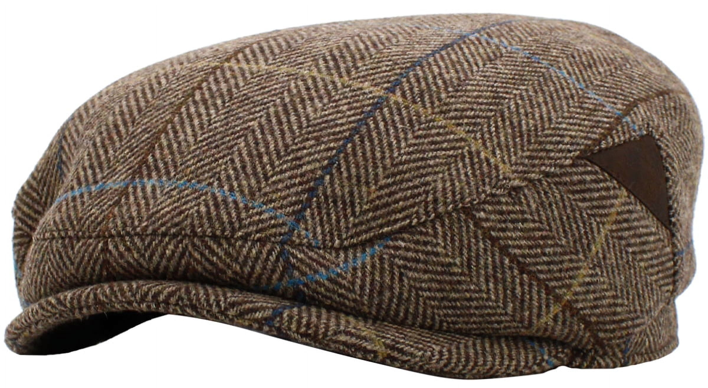 Plaid Wool Blend Newsboy Ivy Gatsby Cabbie Ascot Hat Cap Mens - Walmart.com