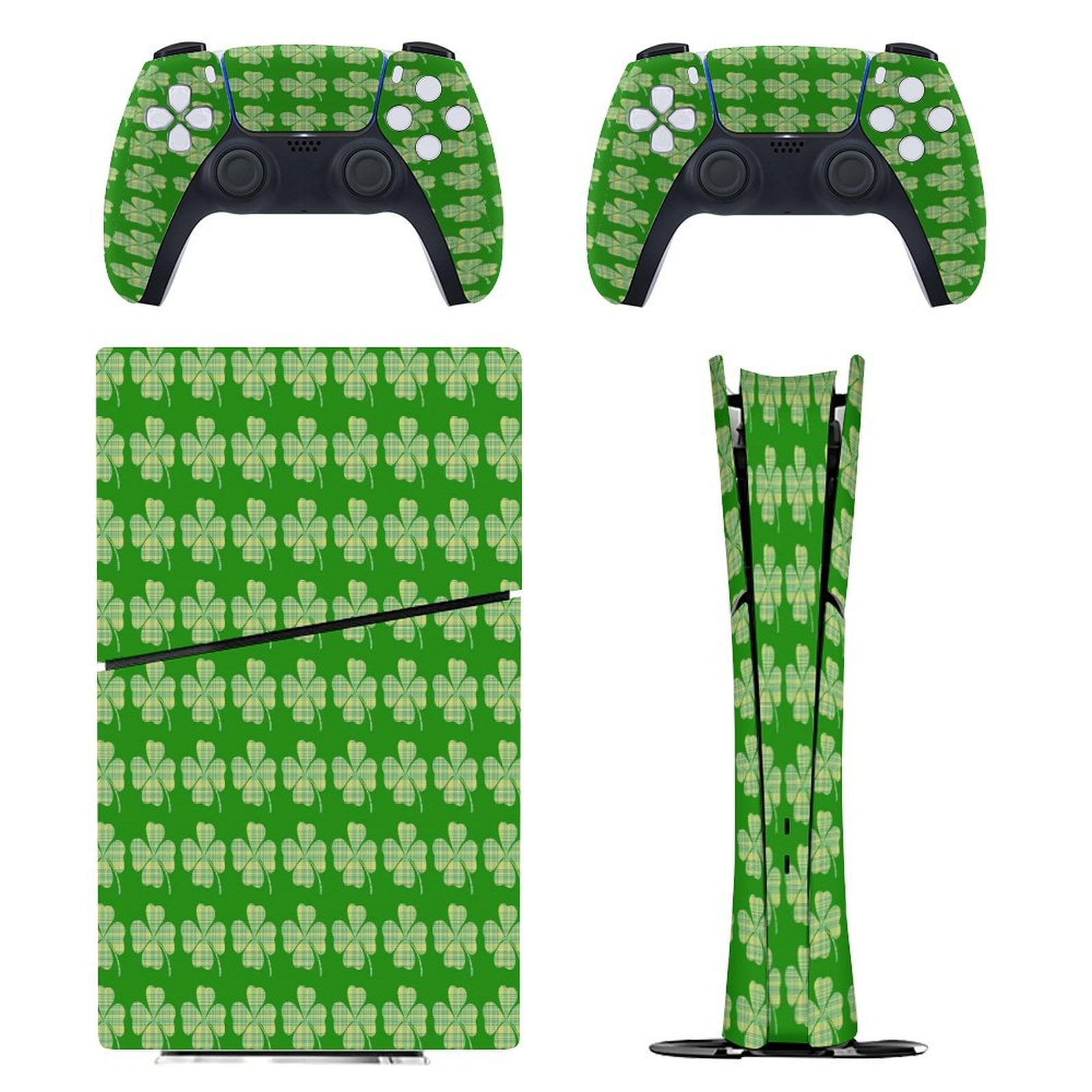 Plaid，green PS5/PS5 Slim Digital Disc Skin Sticker For Console And ...