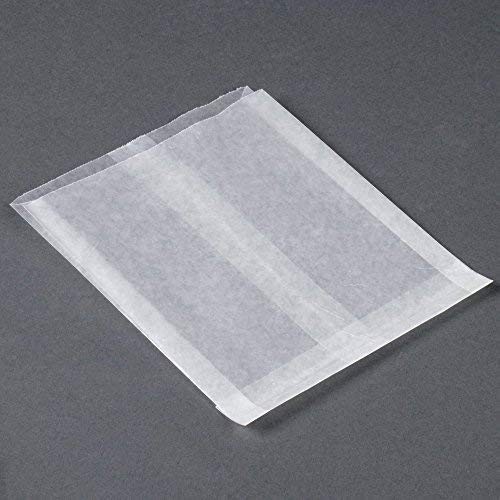 Plain 6 X 7 X 3/4" Glassine Wet Wax Paper Sandwich Bags, Food G ...