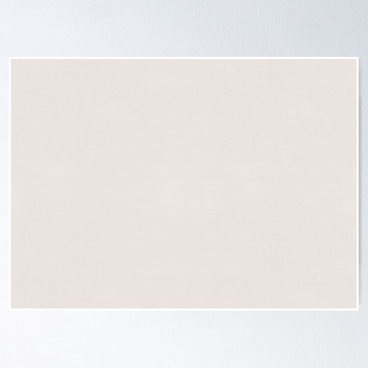 Plain Antique White Color For Minimalist Design Poster- Unframed Poster ...