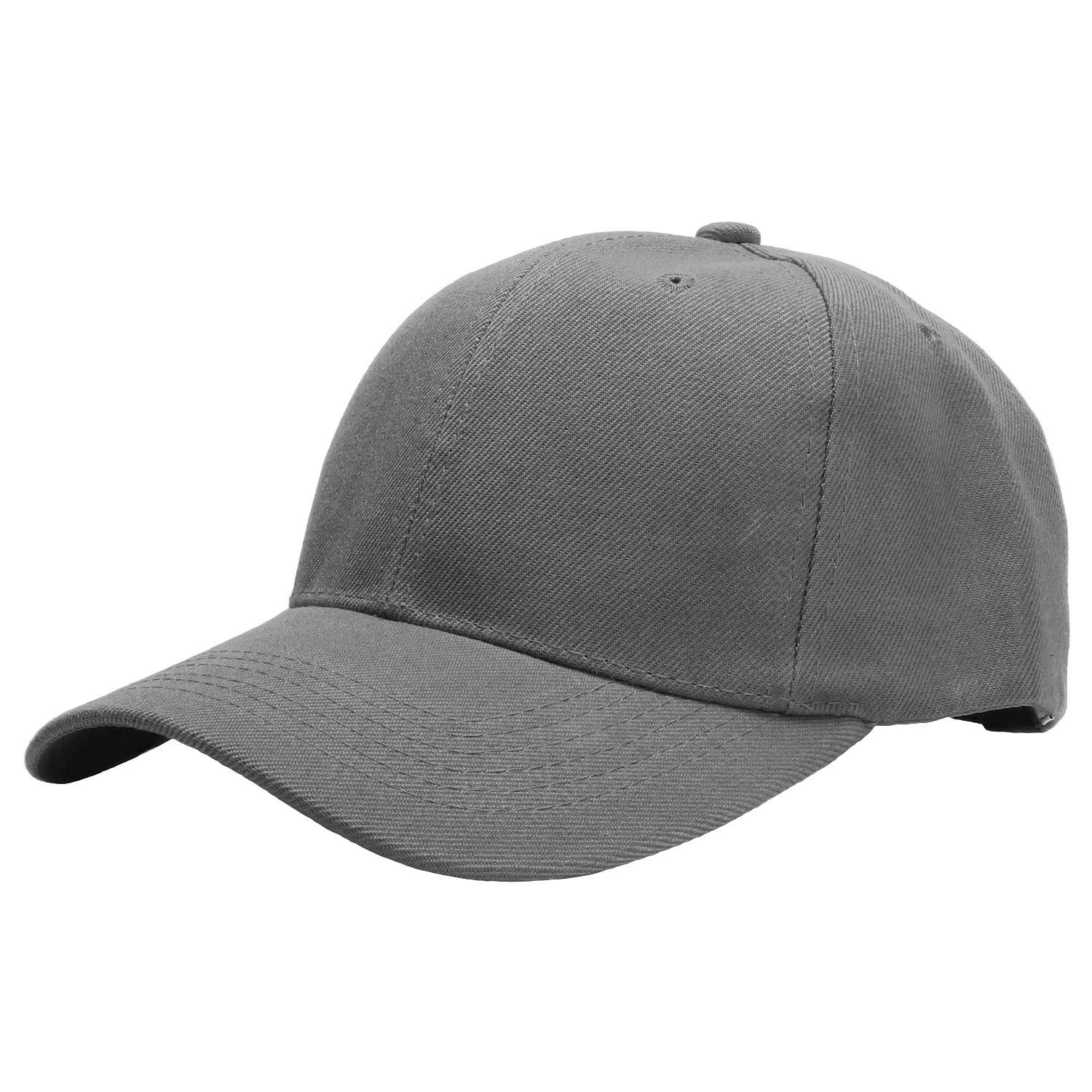 Falari Plain Baseball Cap Unisex, Adjustable Strap, 80% Acrylic 20% ...