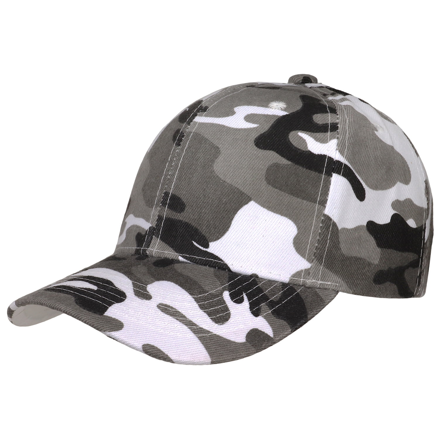 Falari Baseball Dad Cap, Grey Camouflage, Adjustable, Unisex, 80% ...