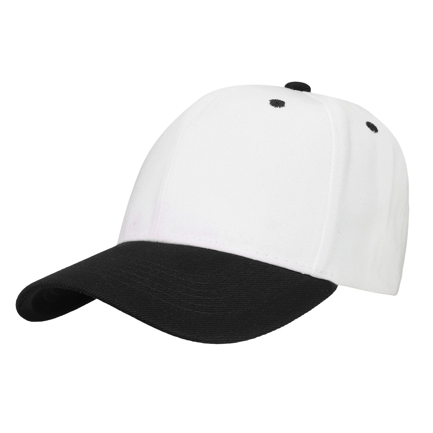 Plain Baseball Dad Cap Adjustable Size for Outdoor Activities White ...
