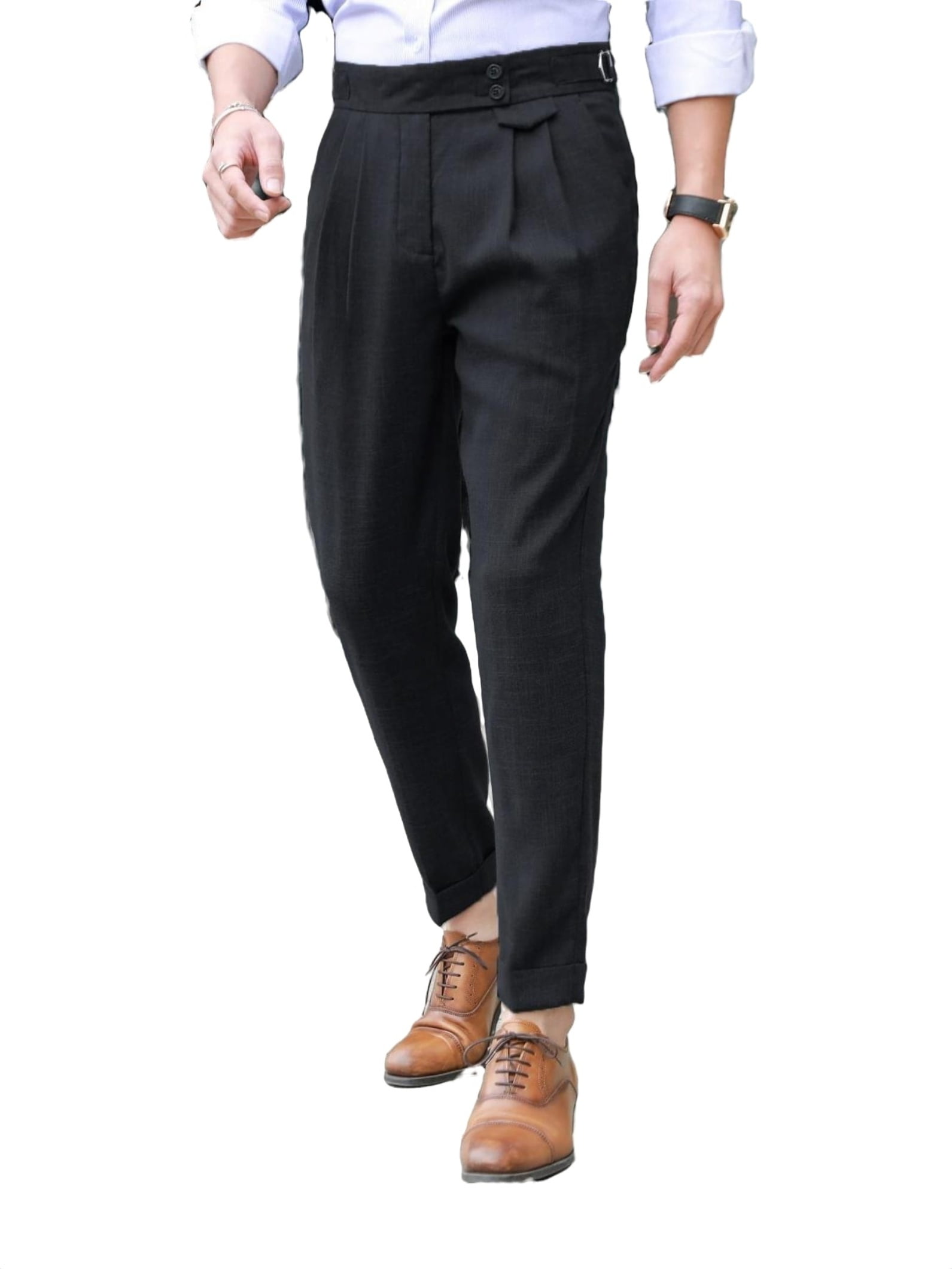 Plain Black Men Suit Pants (Men's) - Walmart.com