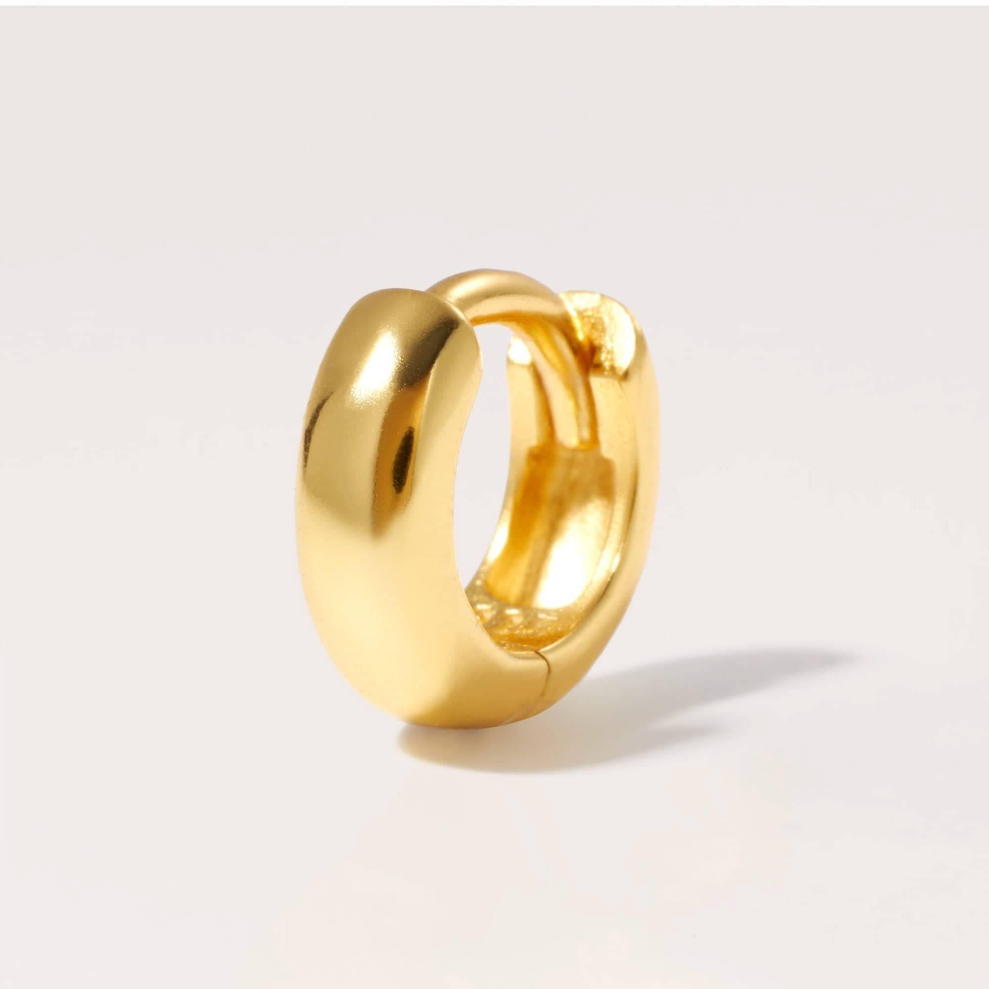 Plain Bold Chunky Hoops With Multile Sizes - Walmart.com