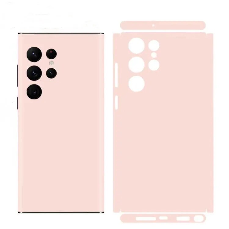 Plain Color Decal Skin for Samsung S24 S23 S22 Ultra S22+ S22 5G Back ...