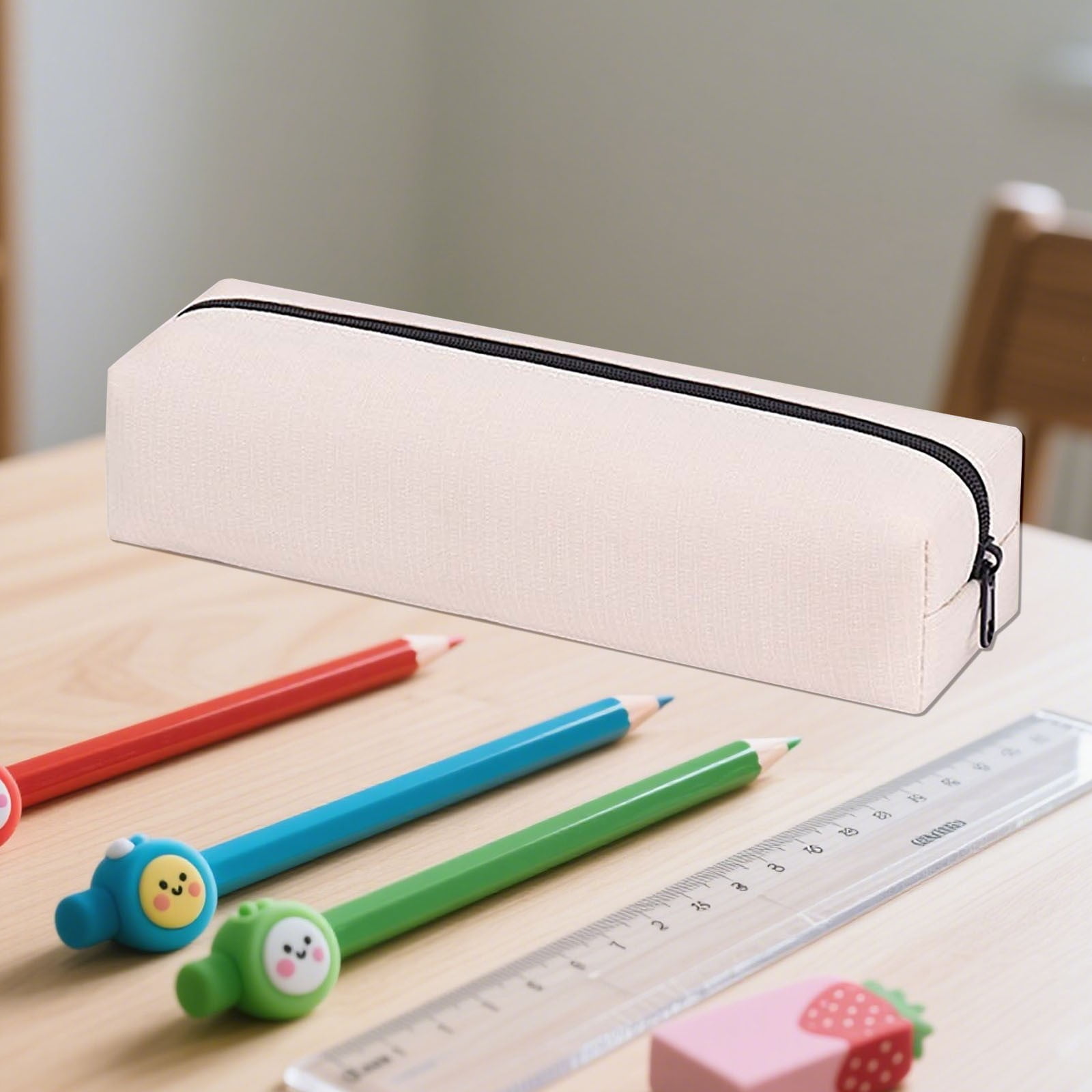 "Plain Color Pencil Case Available In 9 Colors Stylish And Practical ...