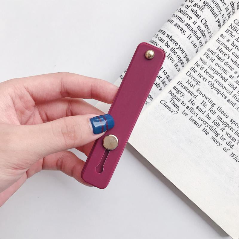 Plain Color Wrist Band Hand Band Finger Grip Mobile Phone Holder Stand ...