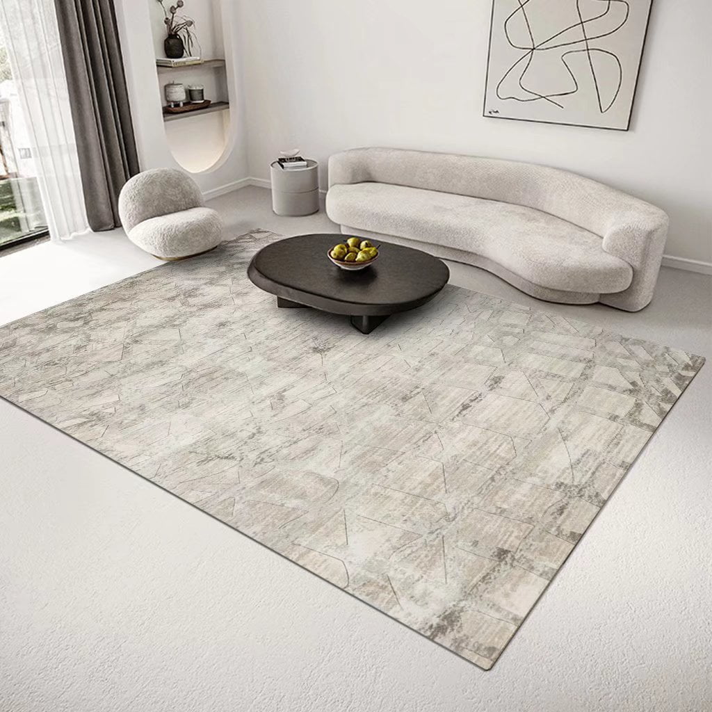 Plain Colour Large Living Room Carpet Modern Home ration Luxury Area ...