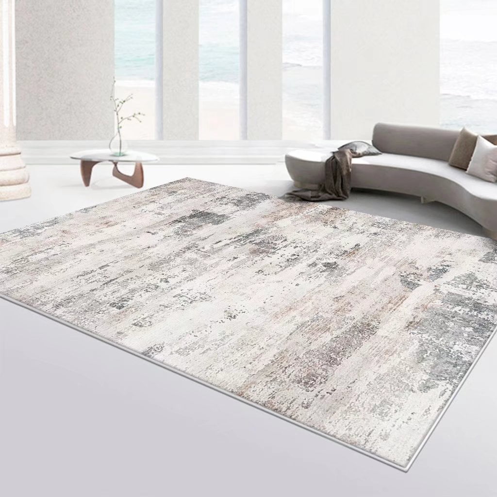 Plain Colour Large Living Room Carpet Modern Home ration Luxury Area ...