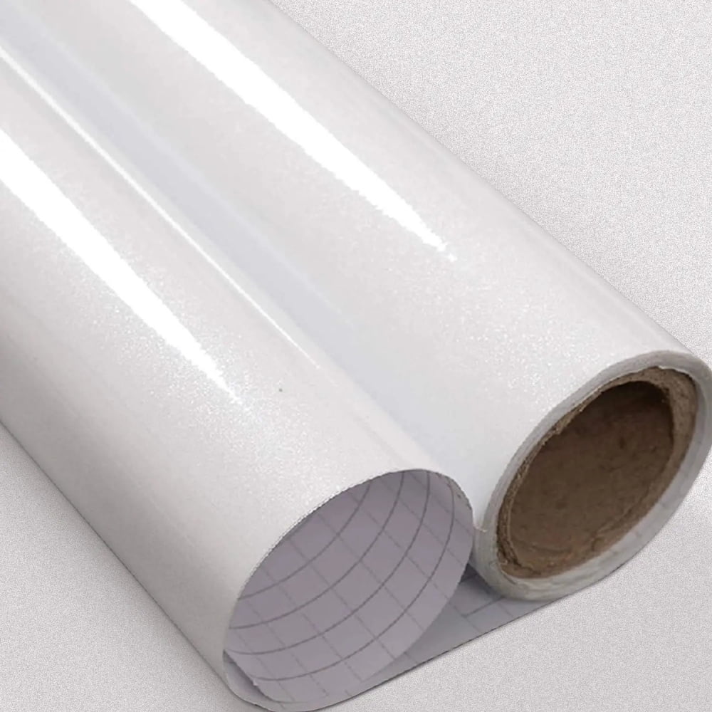 Plain Gloss Paste Wall Stickers PVC Pearl Film Waterproof Wallpaper ...