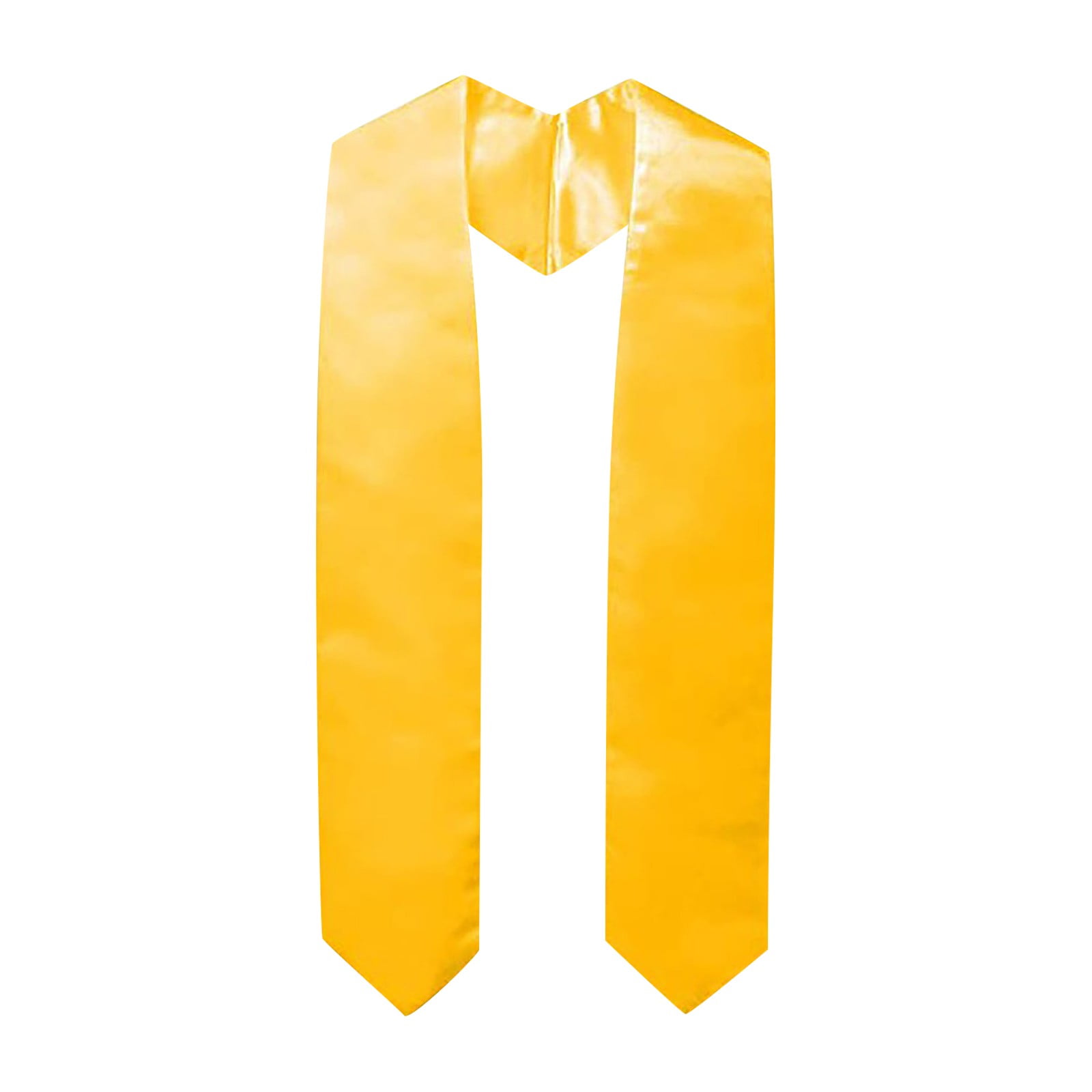 Plain Graduation Stoles, 72" Yellow Graduation Sash Graduation ...