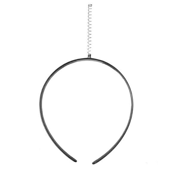 Plain Hair Hoop with Spring for Pageant Prom Bridal Headwear Casual ...