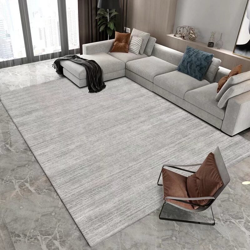 Plain Living Room Large Area Carpet Simple Home ration Bedroom Rug ...