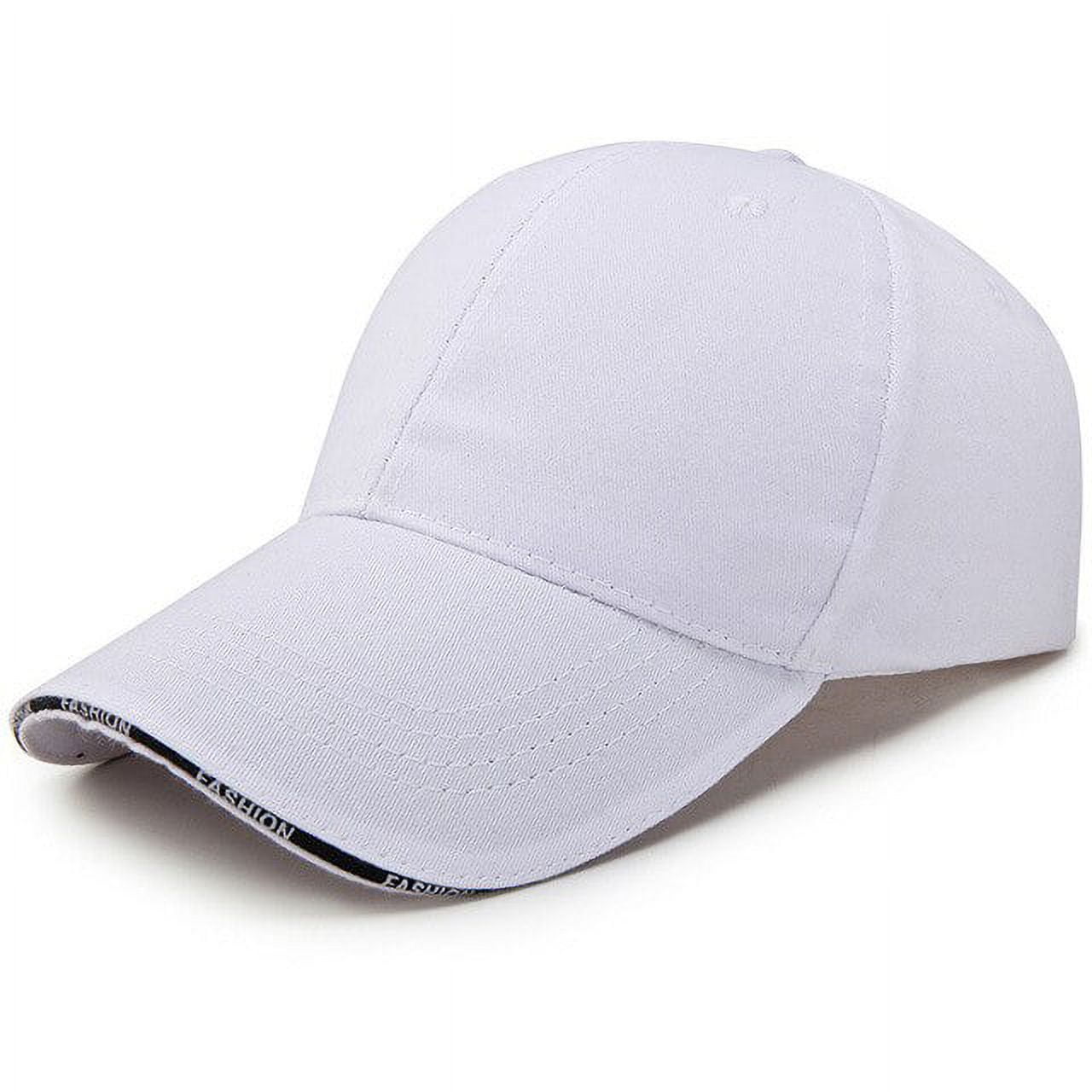 Plain Low Profile Baseball Cap Solid Color Cotton Classic Dad Hat Summer Travel Beach Sun Hat ...