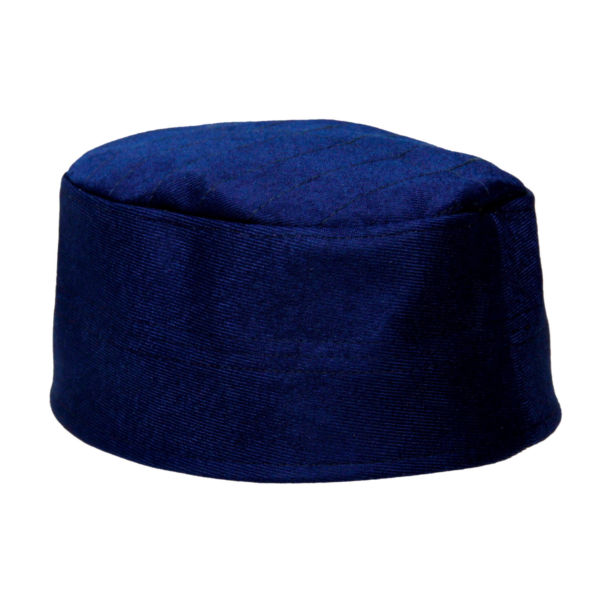 Plain Navy Blue Soft Premium Kufi Crown Velvet Turkish Hat Large Size ...