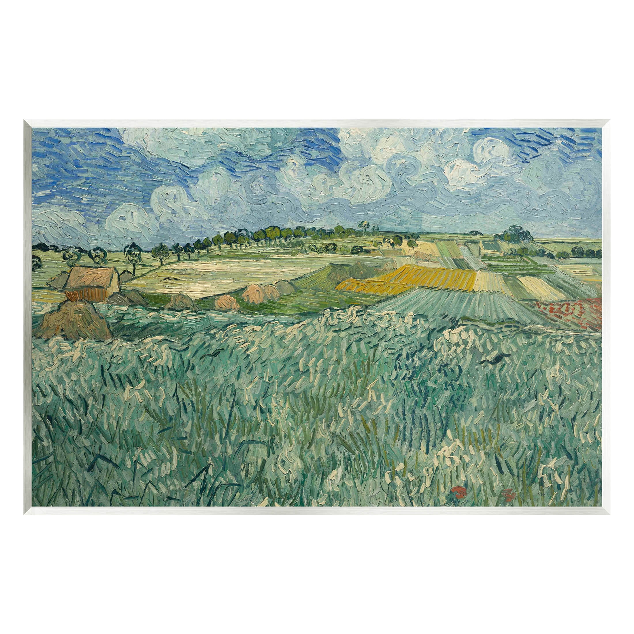 Plain Near Auvers With Rain Clouds Van Gogh Landscape Painting Unframed ...