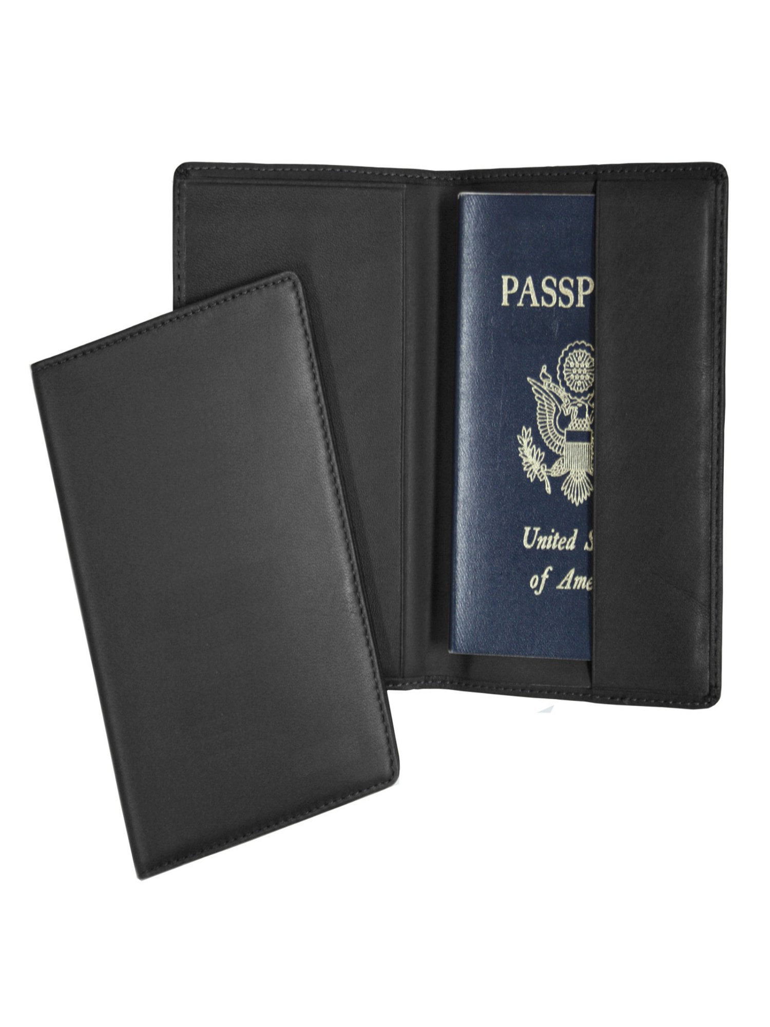 Plain RFID Blocking Passport Jacket - Black - Walmart.com