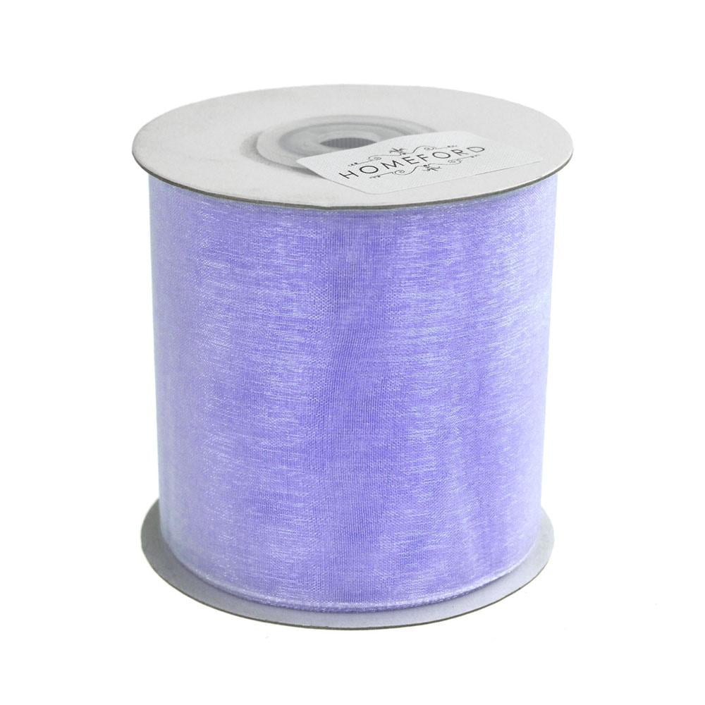Plain Sheer Organza Ribbon, 2-3/4-inch, 25 Yards, Iris - Walmart.com