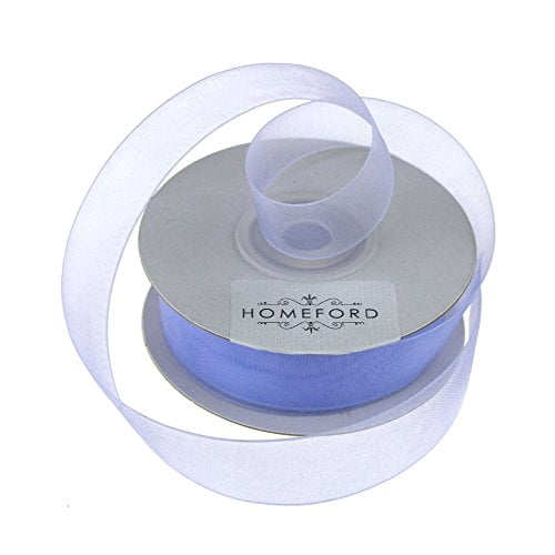 Plain Sheer Organza Ribbon, 7/8-inch, 25-yard, Iris - Walmart.com