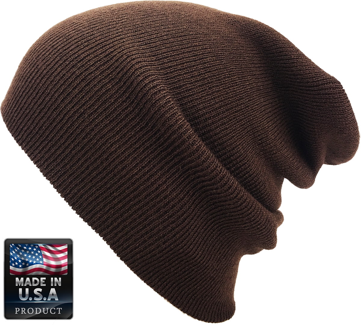 Plain Skully High Quality Made in USA Winter Beanie Hat - Walmart.com