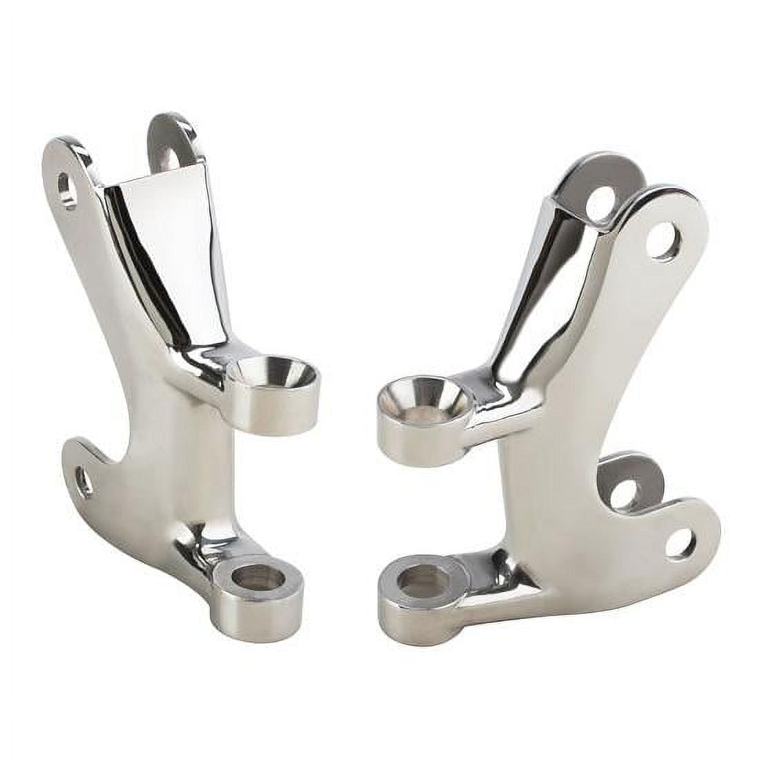 Plain Stainless Steel 4-Bar Batwing Brackets w/ Mounts, Pair - Walmart.com