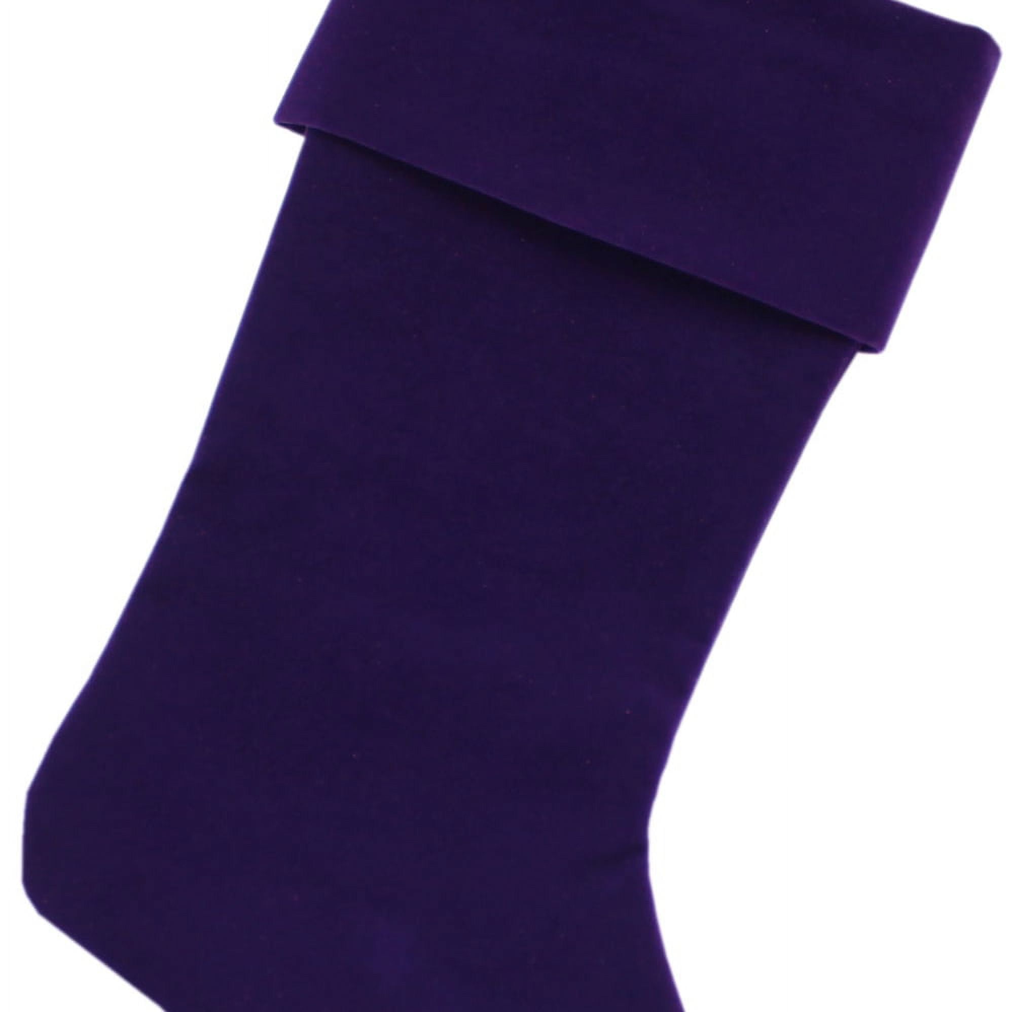 Velvet Christmas Stocking Blank, Plain (Available in 14 colors ...