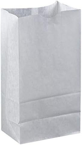Plain Wax-Coated Paper Bakery Bag White 8 lb. 1,000 Count - Walmart.com