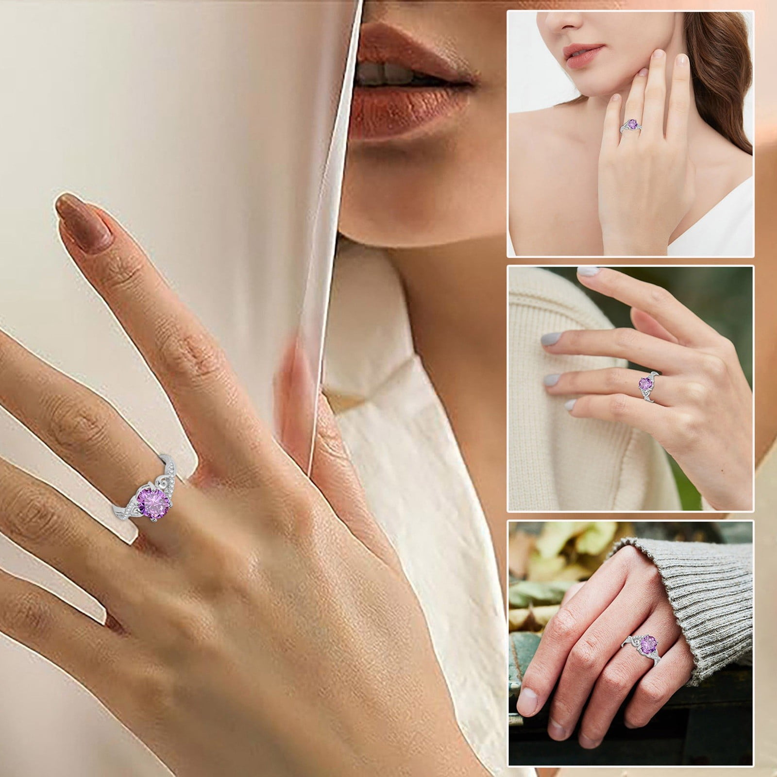 Plain Wedding Bands for Women And Elegant Rings Cat Matching Rings 1999 ...
