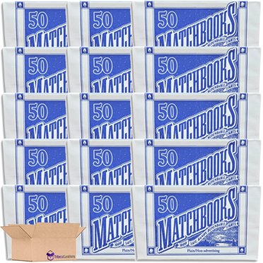 Bulk Plain White 20 Strike Matchbooks - Ideal for Weddings, Birthdays ...