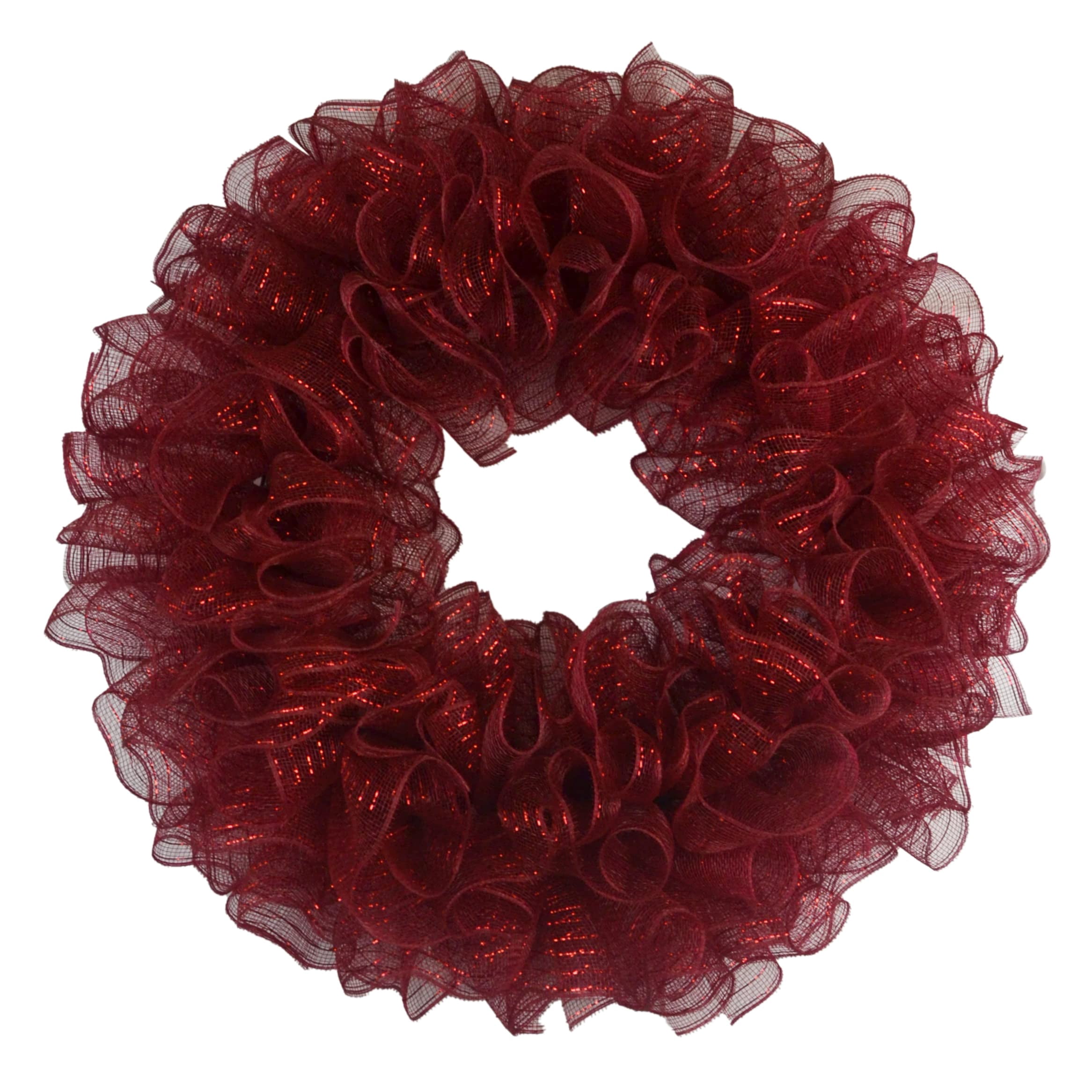 Plain Wreath Base Already Made - Mesh Everyday Wreath to Decorate DIY ...