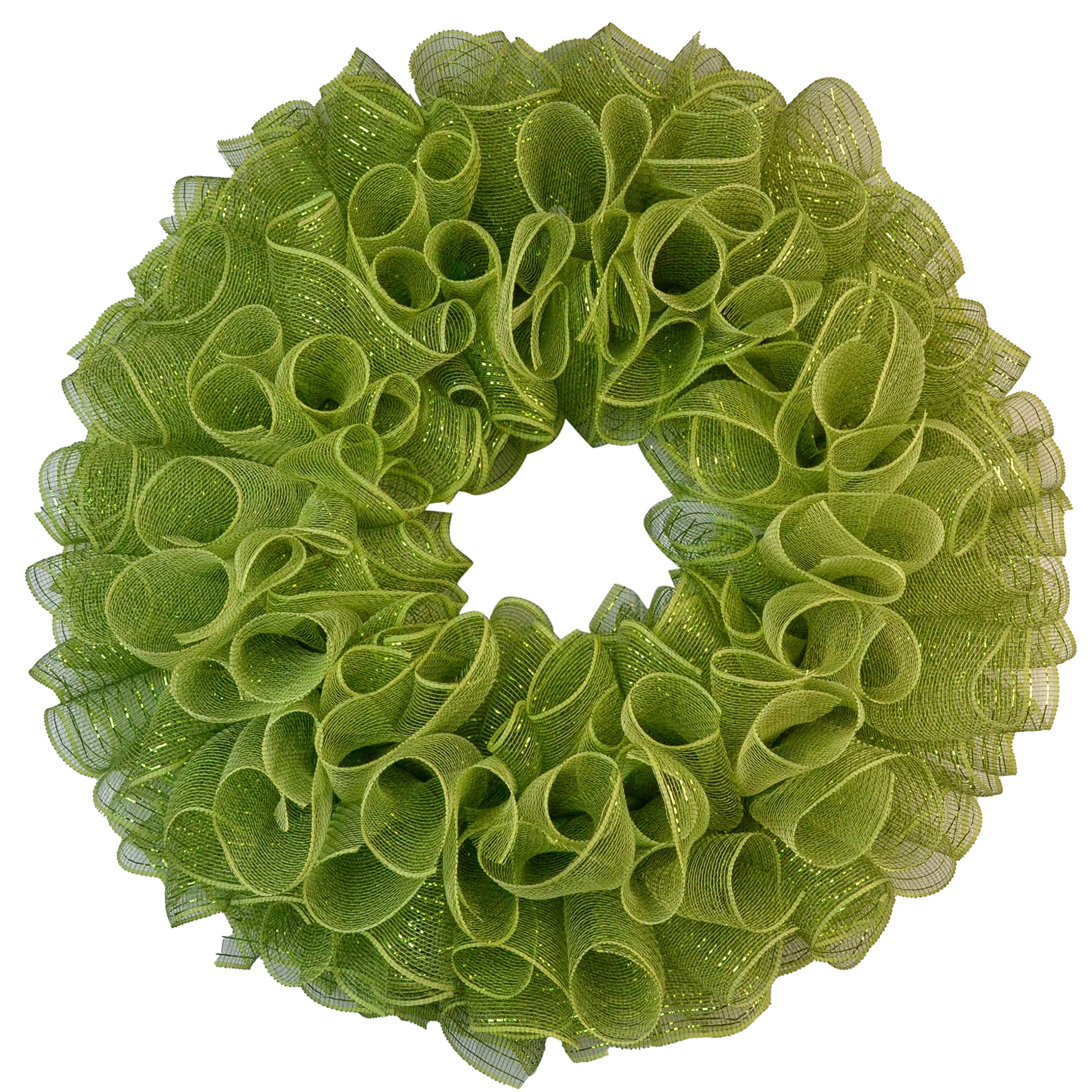 Plain Wreath Base Already Made - Mesh Everyday Wreath to Decorate DIY ...