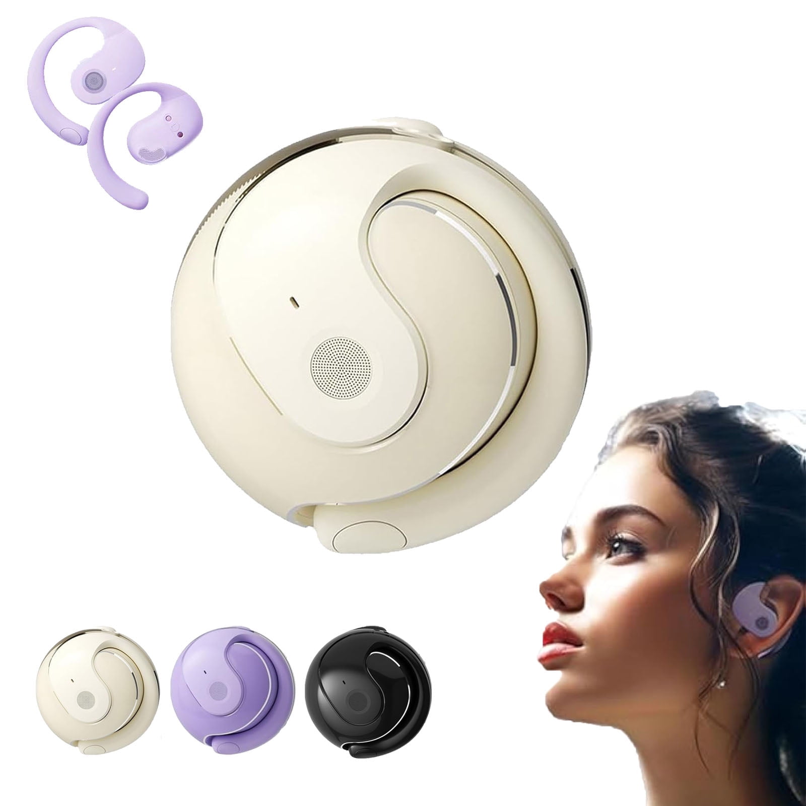 Plainorth Earphones, AI Translation Wireless OWS Bluetooth5.4 Earphones ...